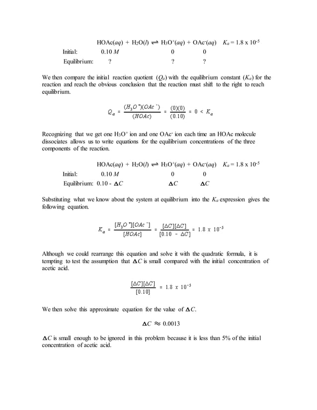 Chem.116 qualitative chemistry problem set