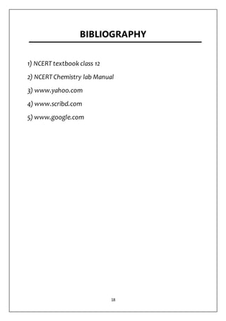 Chemistry Investigatory Project Class 12 - Drugs | DOCX