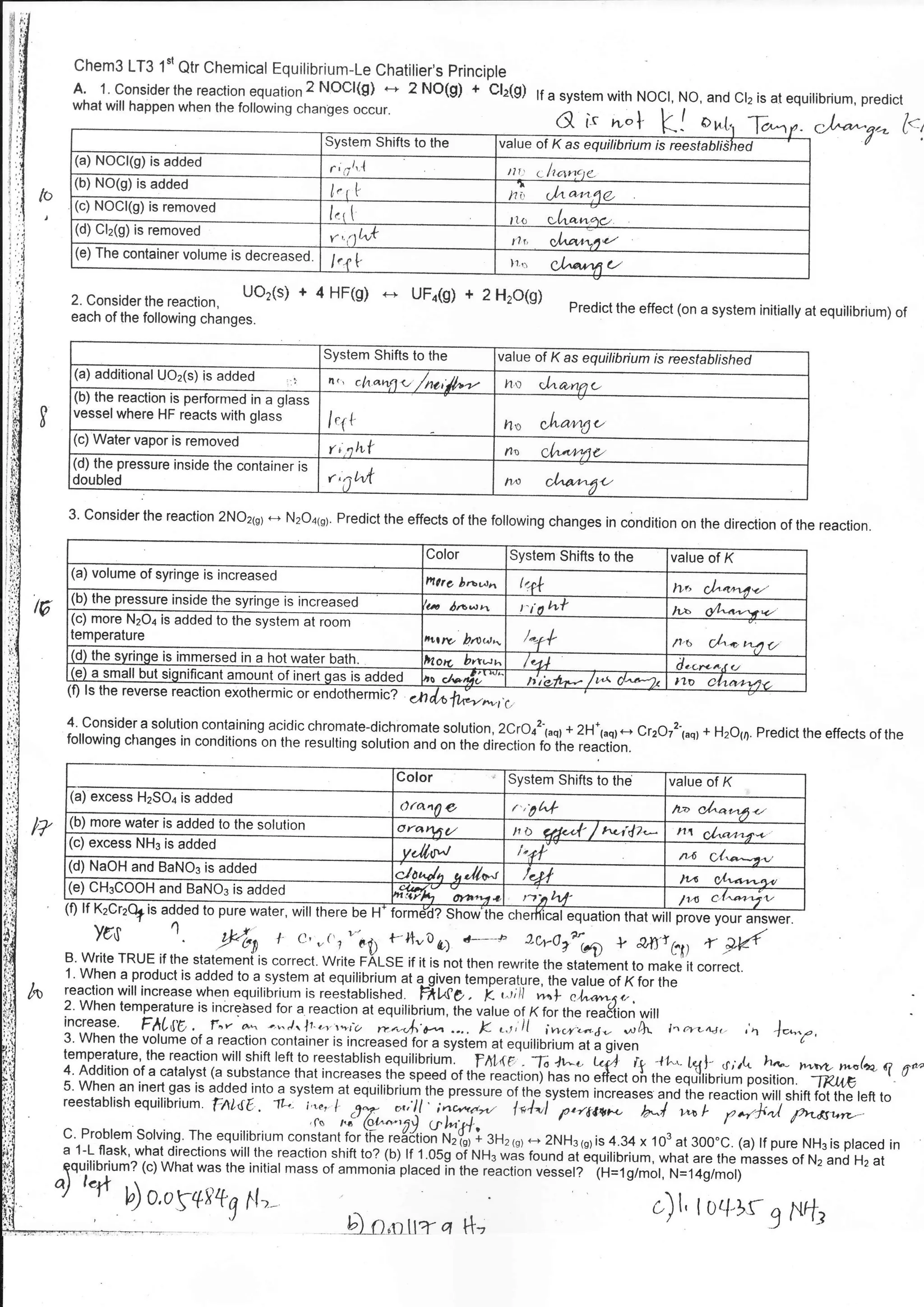 Chem 1 lt3 answer key | PDF