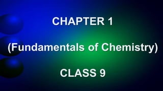 FUNDAMENTAL OF CHEMISTRY-NUMERICALS | PPTX