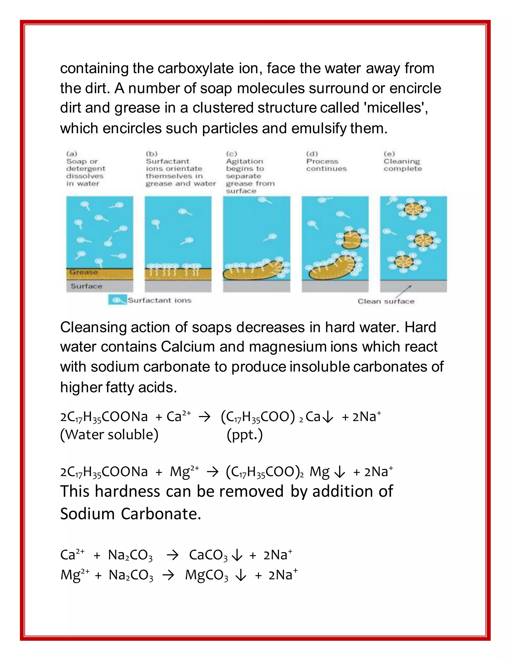 Foaming Capacity of Soap | DOCX