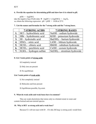 #20 Key | DOC | Chemistry | Science