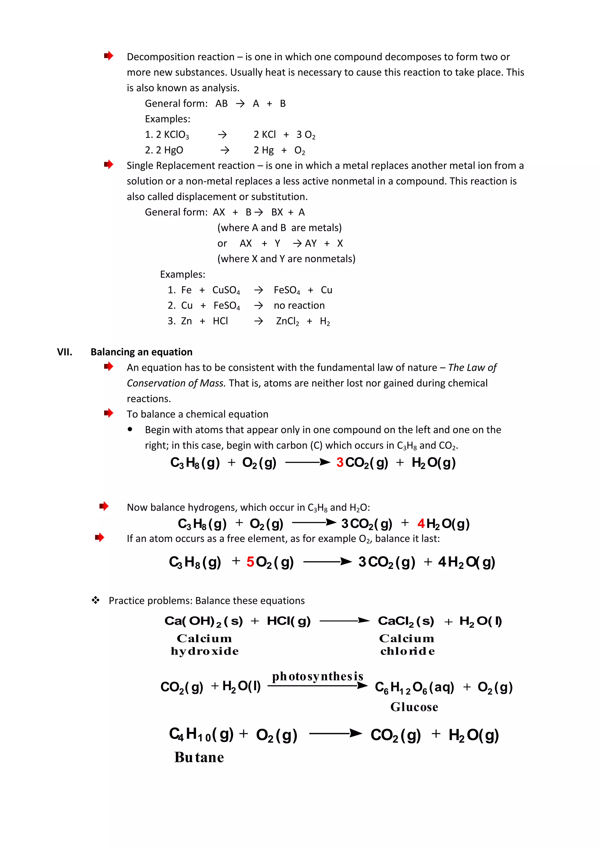 Gen Chem Reviewer: Midterms | DOCX