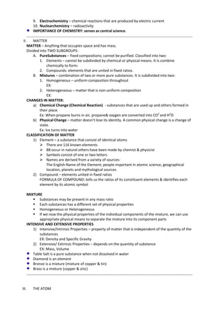 Gen Chem Reviewer: Midterms | PDF