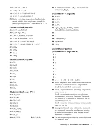 chem_11_tr_ans_key_unit_3.pdf | Chemistry | Science
