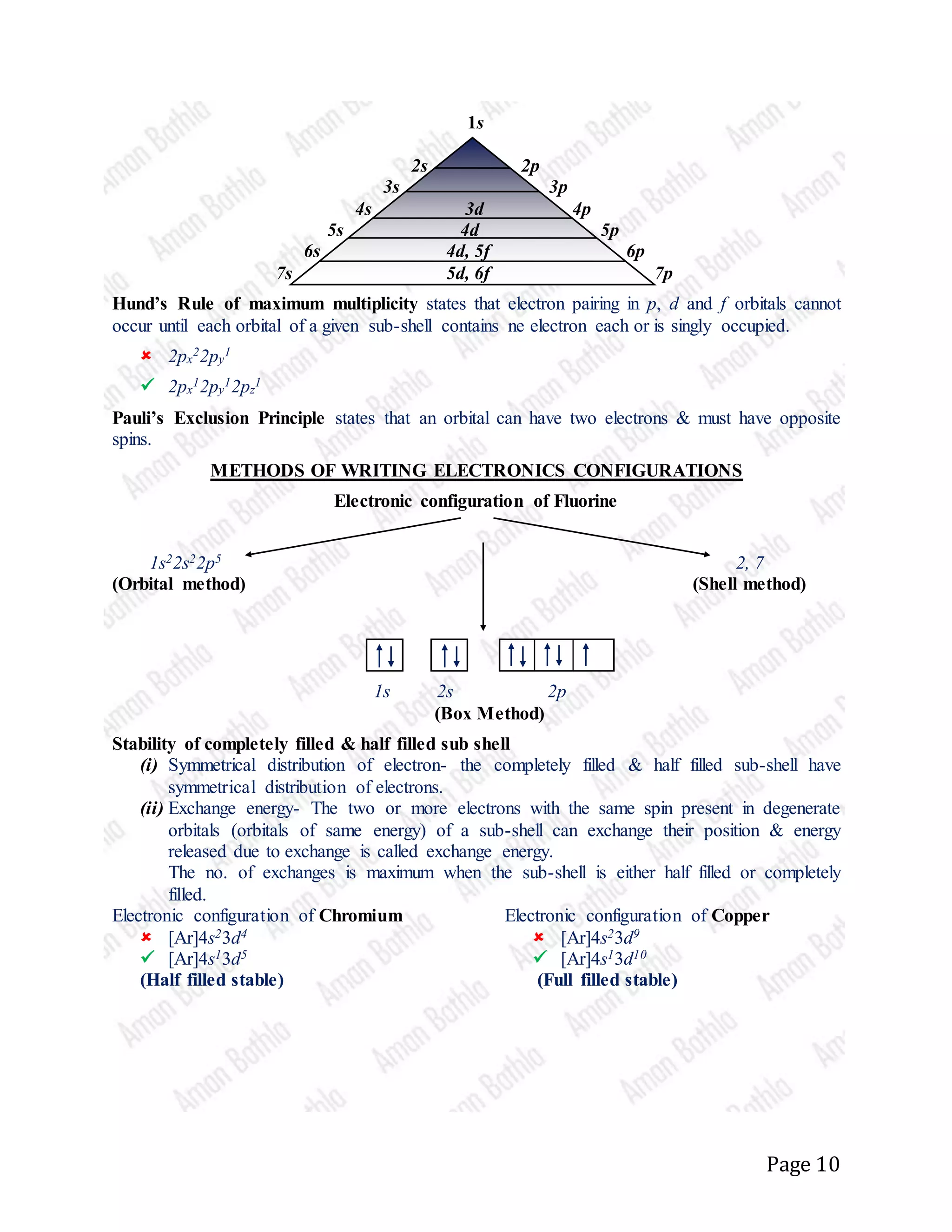 Structure of atom- discovery of proton, electron & neutron | DOCX