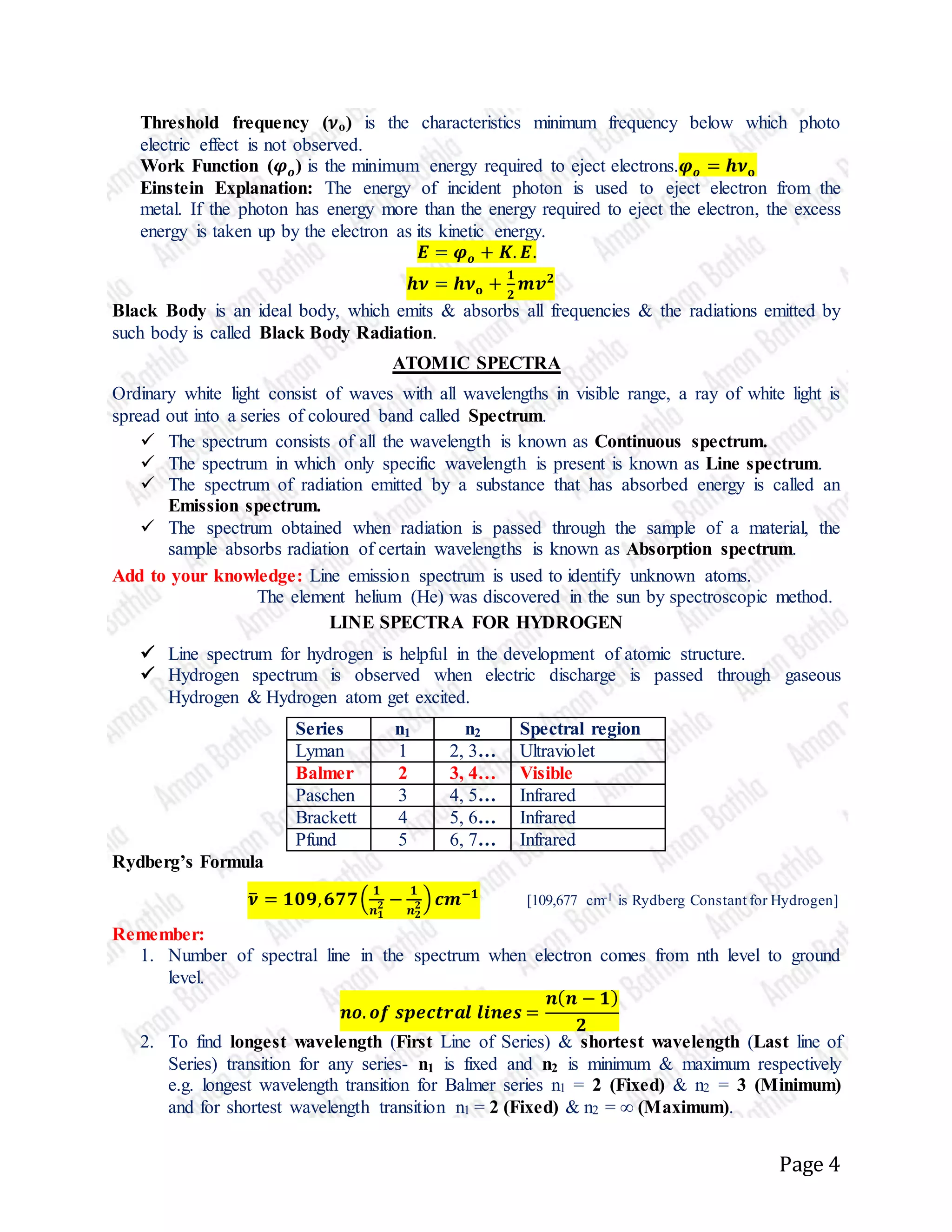 Structure of atom- discovery of proton, electron & neutron | DOCX