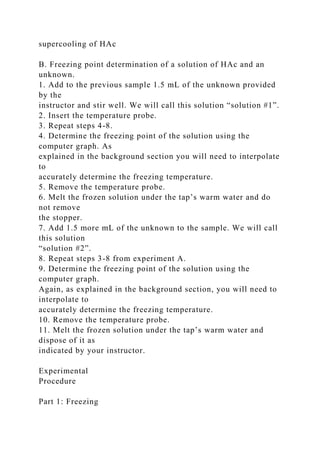 Chem 162 Lab 7 Freezing Point Depression Lab- .docx