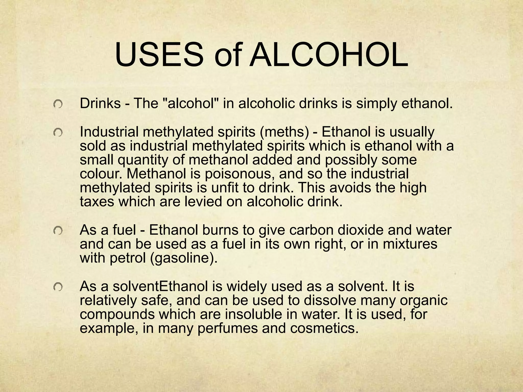 ALCOHOL and PHENOL | PPTX