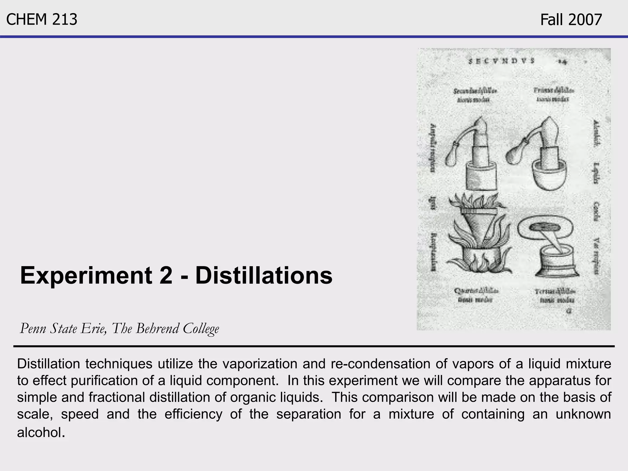 CHEM 213 Distillation.ppt