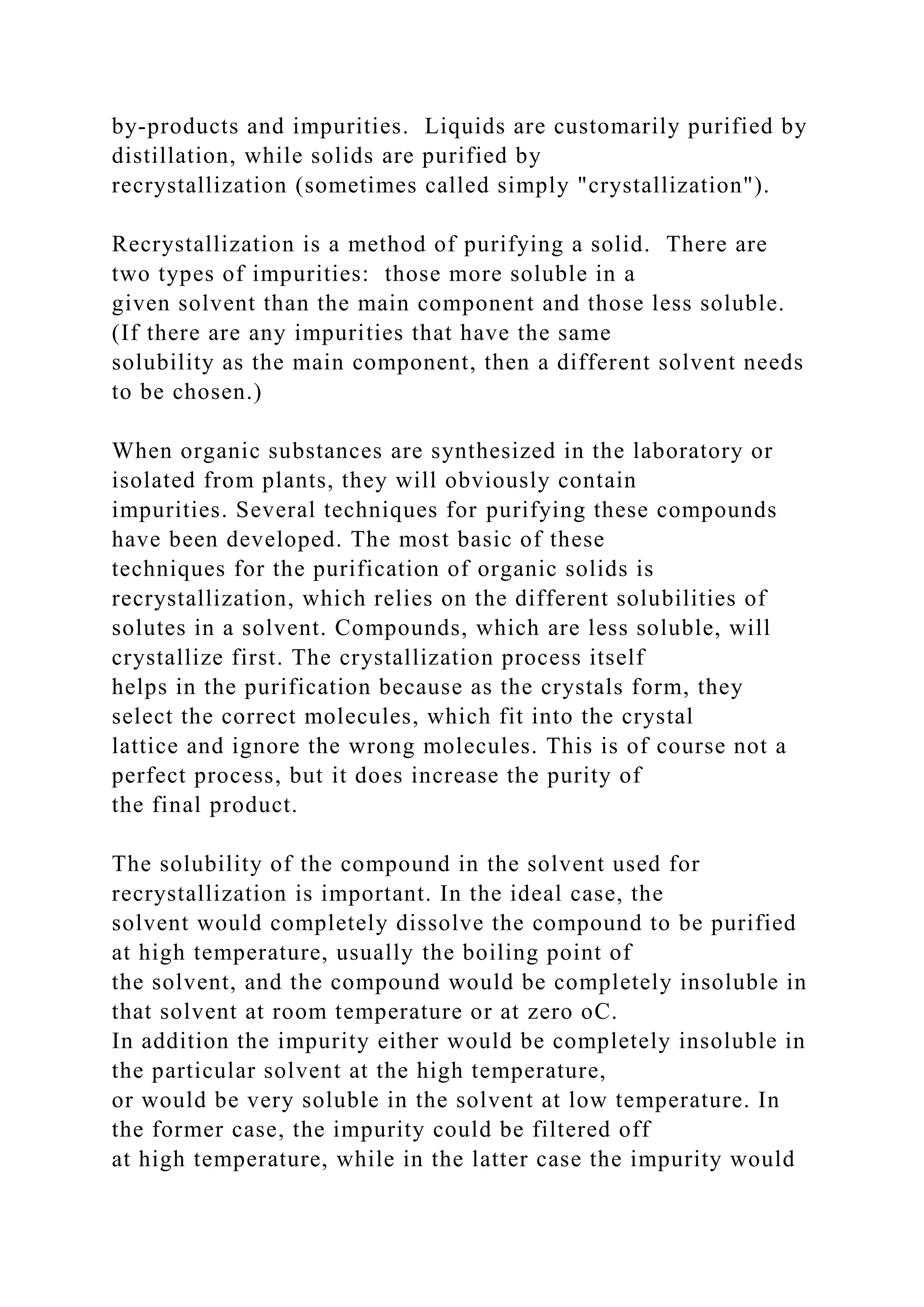 CHEM 2423 Recrystallization of Benzoic Acid .docx