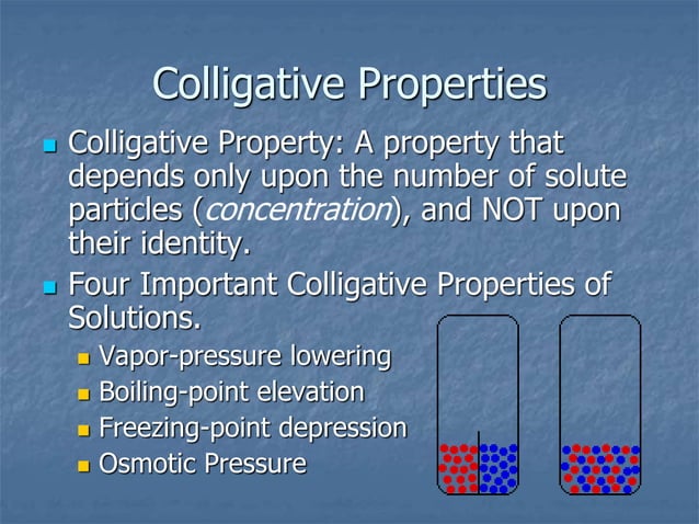 Chem 2 module 4 colligative properties.pptx | Chemistry | Science