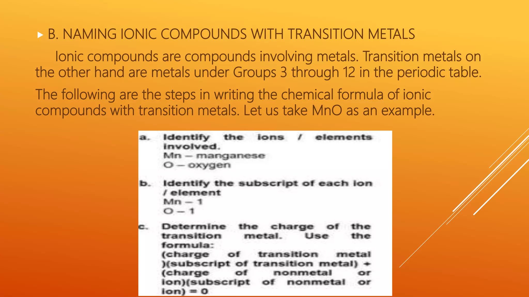 Chemistry: Naming Ccompounds | PPTX