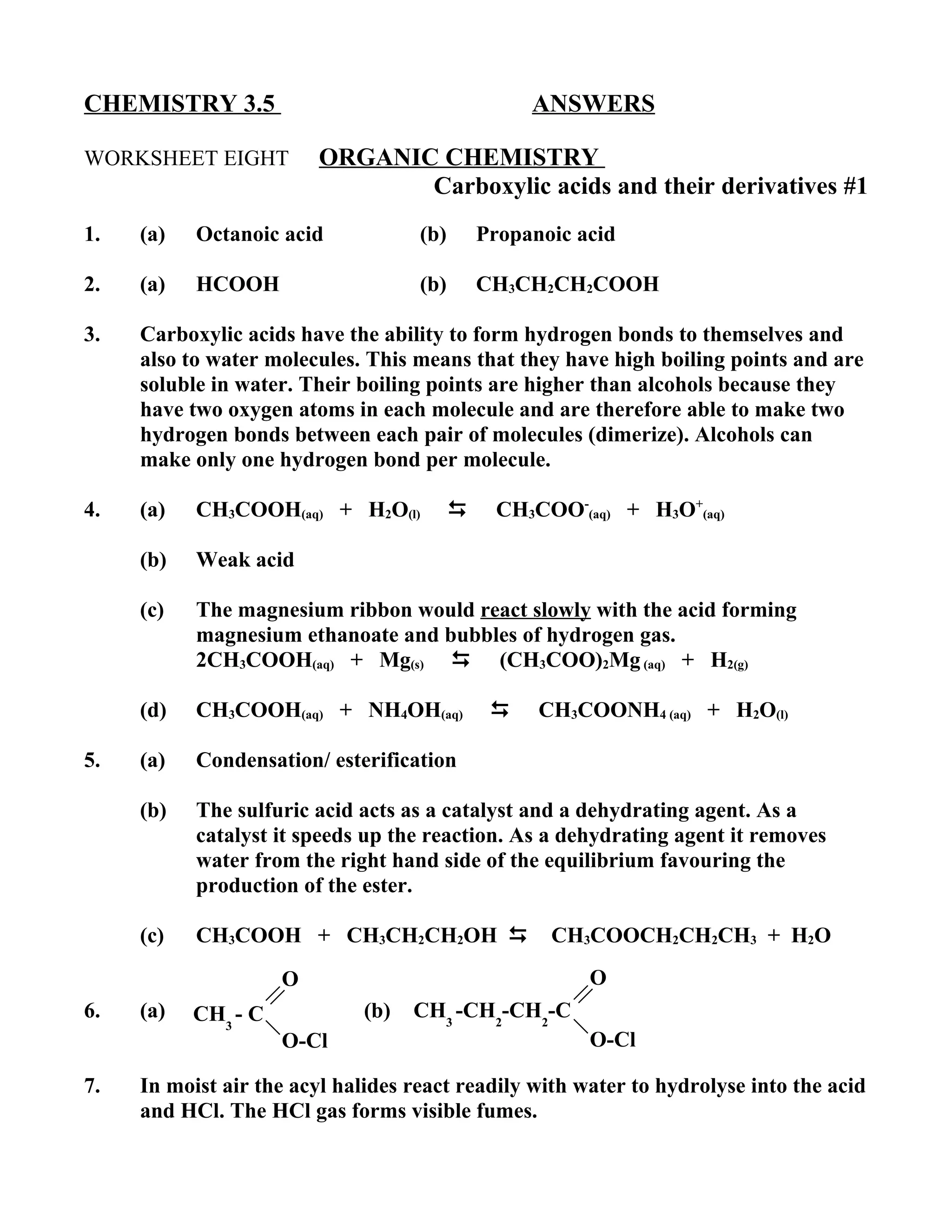 Chem 3.5 answers #8 | DOC