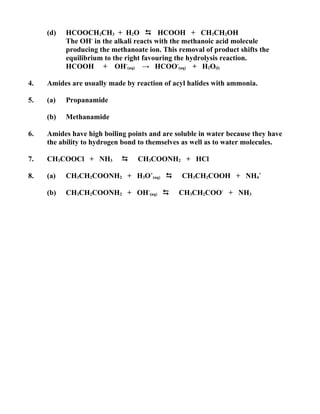 Chem 3.5 answers #9 | DOC | Chemistry | Science