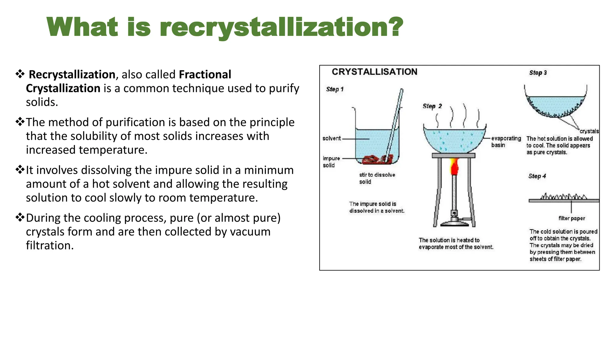 RECRYSTALIZATION | PPT