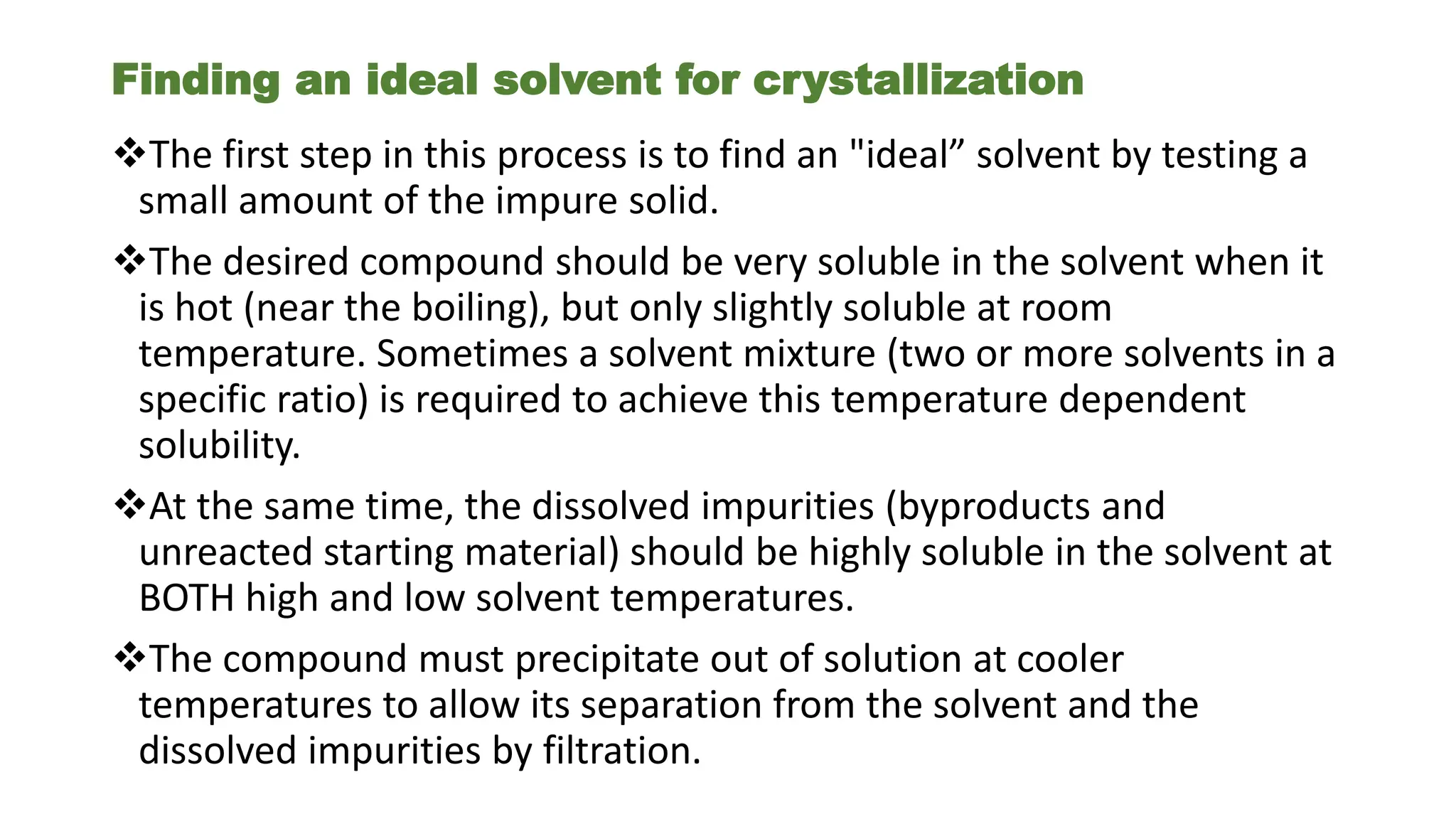 RECRYSTALIZATION | PPT