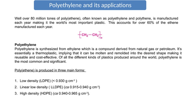 CHEM4134 Polymers Polyurethanes PolyOrganic | PPT