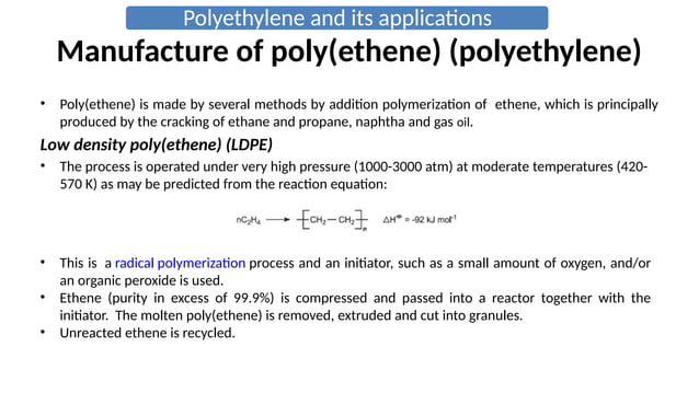 CHEM4134 Polymers Polyurethanes PolyOrganic | PPT