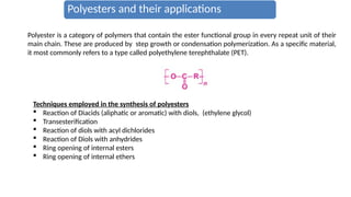 CHEM4134 Polymers Addition & Condensation | PPT