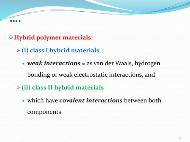 Chem7147 course seminar on inorganic and hybrid polymers | PPTX ...