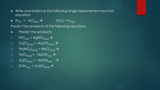 Chem9 chapt 4 chemical_reactions_stoichiometry | PPT