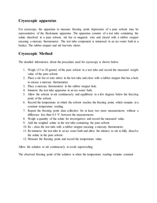 freezing point | DOCX