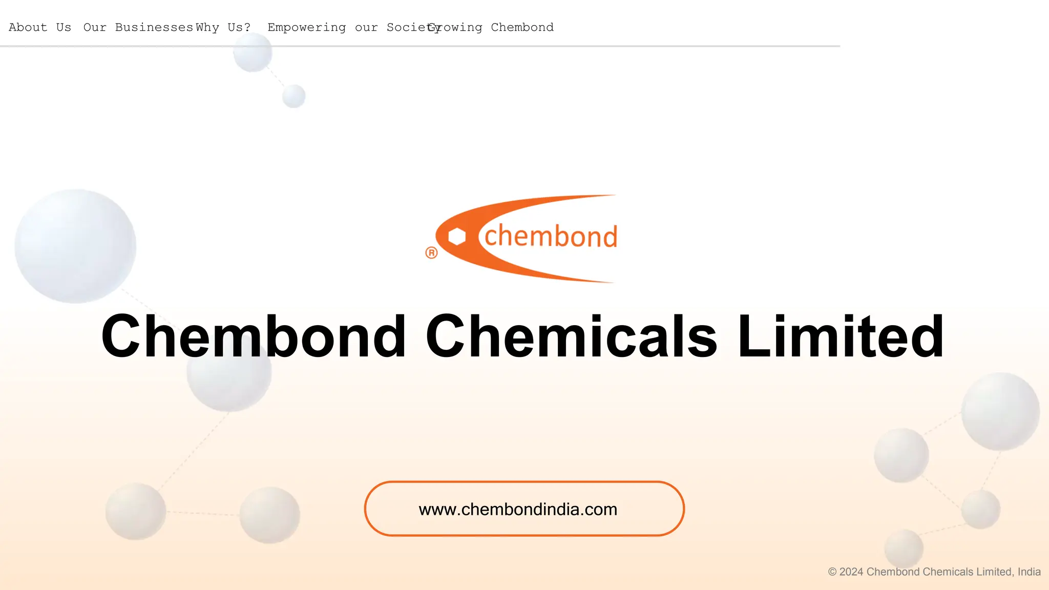 Chembond Chemicals Limited Corporate Presentation.pptx | Manufacturing ...