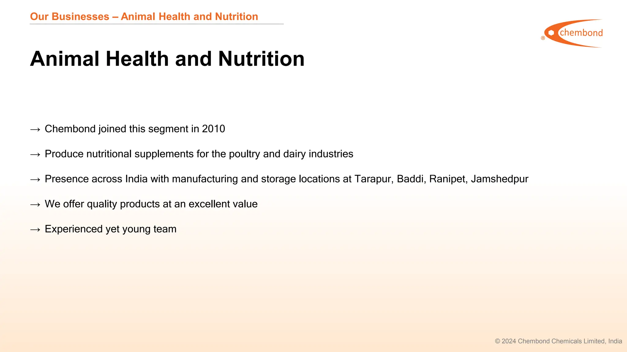 Chembond Chemicals Limited Corporate Presentation.pptx | Manufacturing ...
