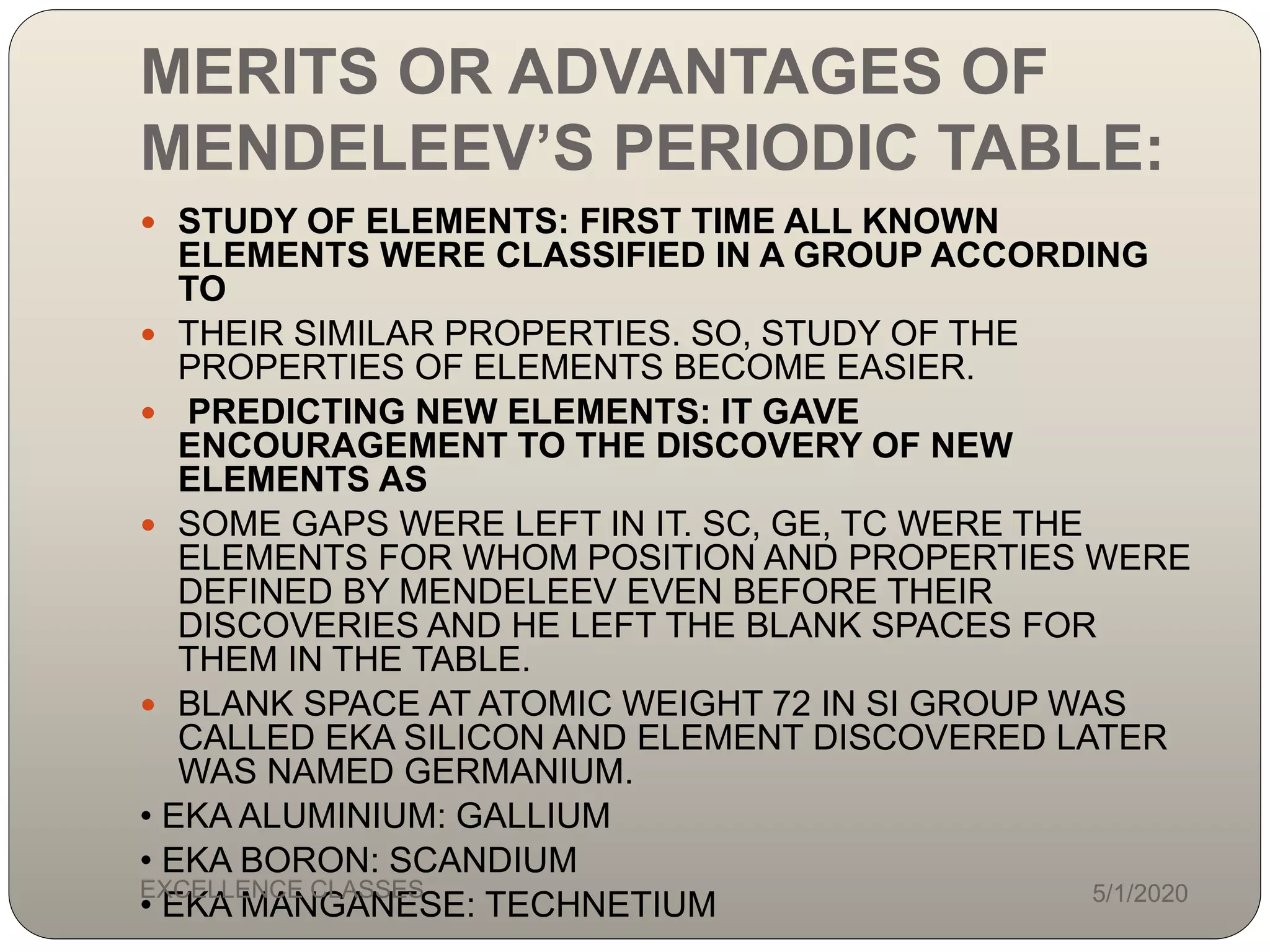 Periodic Properties of Elements (Class X CBSE & ICSE) | PPTX
