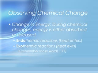Chemicall change | PPT