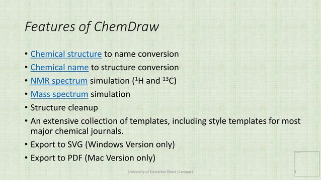 Chem draW | PPTX