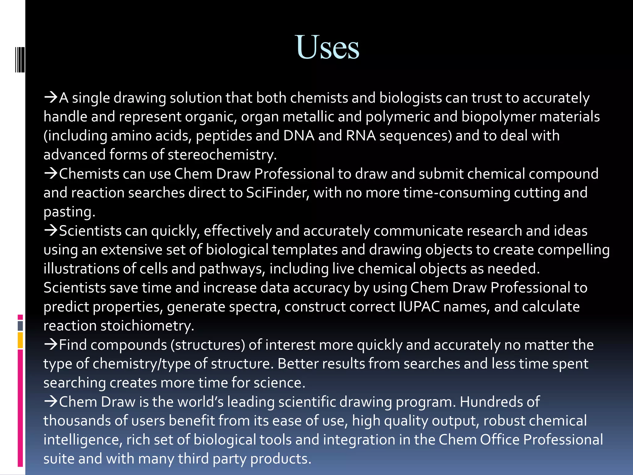 Chem draw software | PPTX