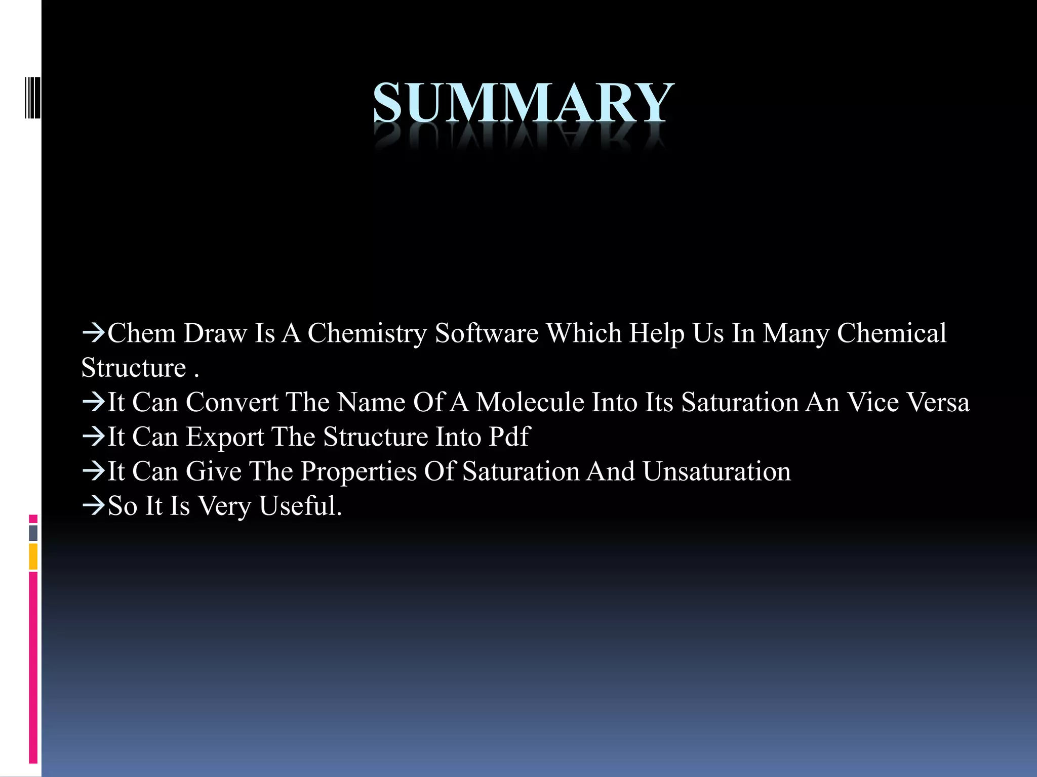 Chem draw software | PPTX