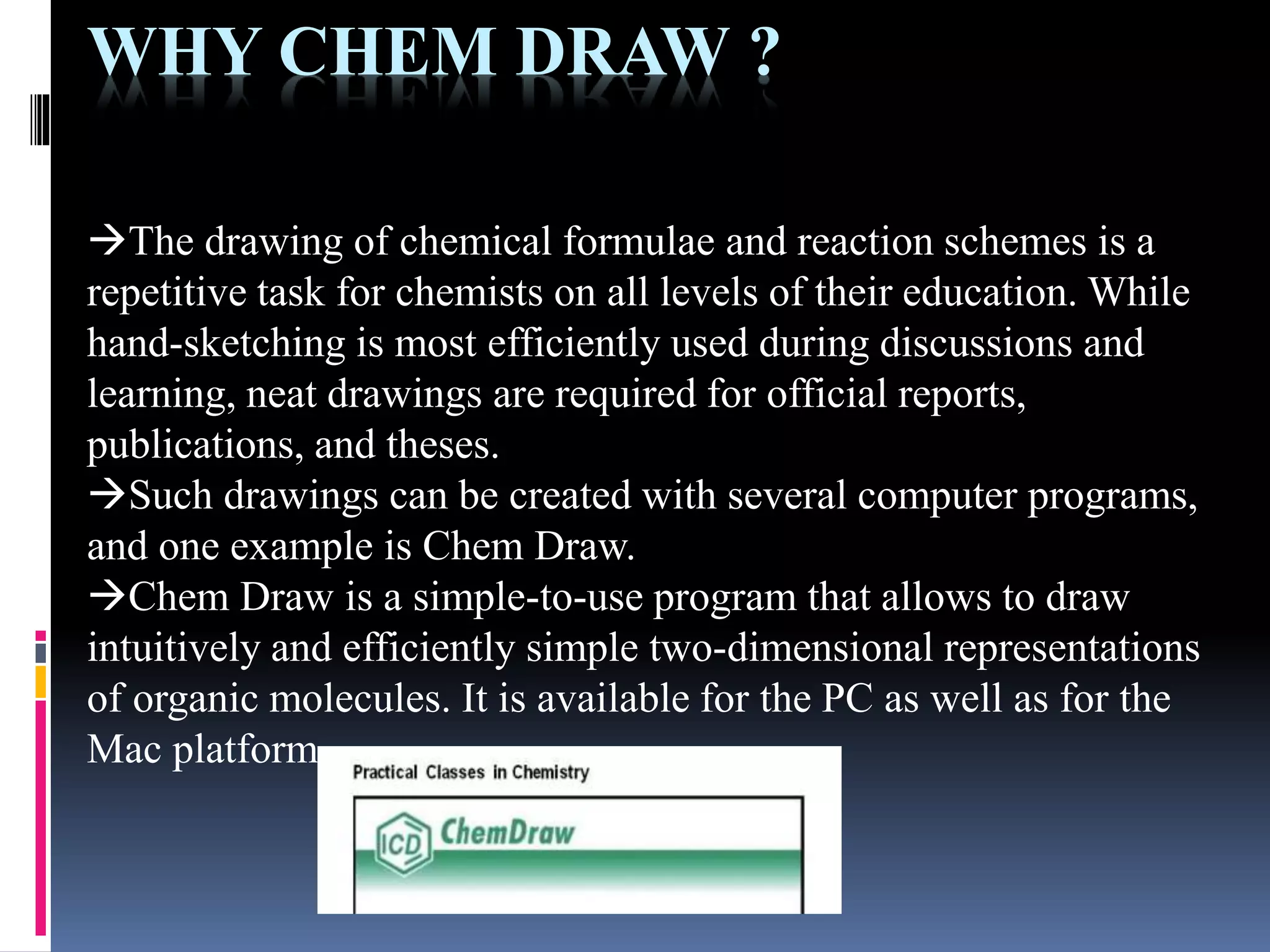 Chem draw software | PPTX