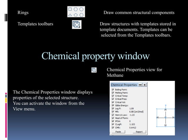 Chem draw software | PPTX | Desktop Publishing | Computer Software and Applications