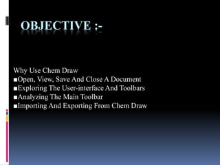 Chem draw software | PPTX