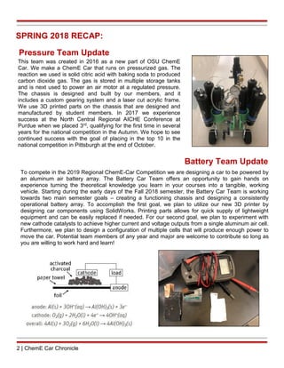 ChemE Car Chronicle September | PDF