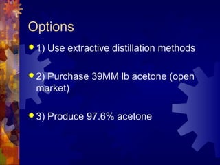 aceton production method | PPT