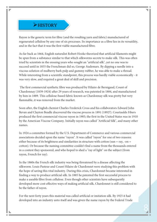 Chemistry investigatory project on " RAYON" | PDF