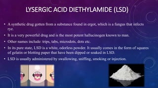 Hallucinogens- Marijuana & LSD | PPTX