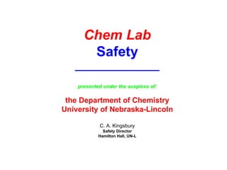 Chem Hapg1 Lab Safety Powerpoint | PPT