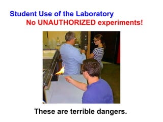Unauthorized Experiments