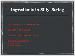 Chem h silly string | PDF