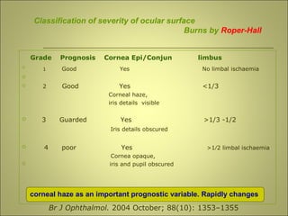 Chemical injury clinical manifestations | PPT