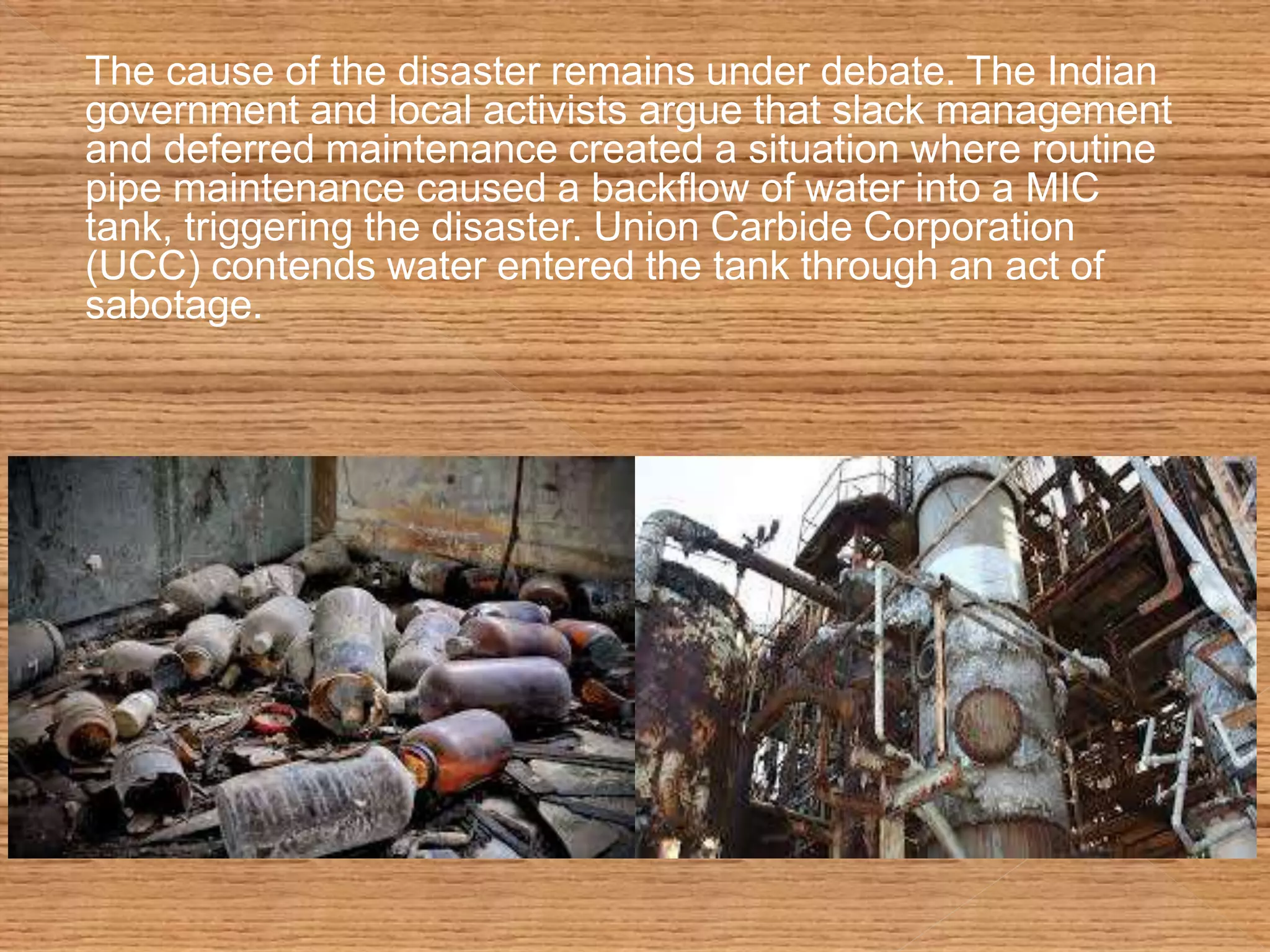 Chemical disaster | PPTX