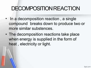 chemical reaction and equation class 10.pptx