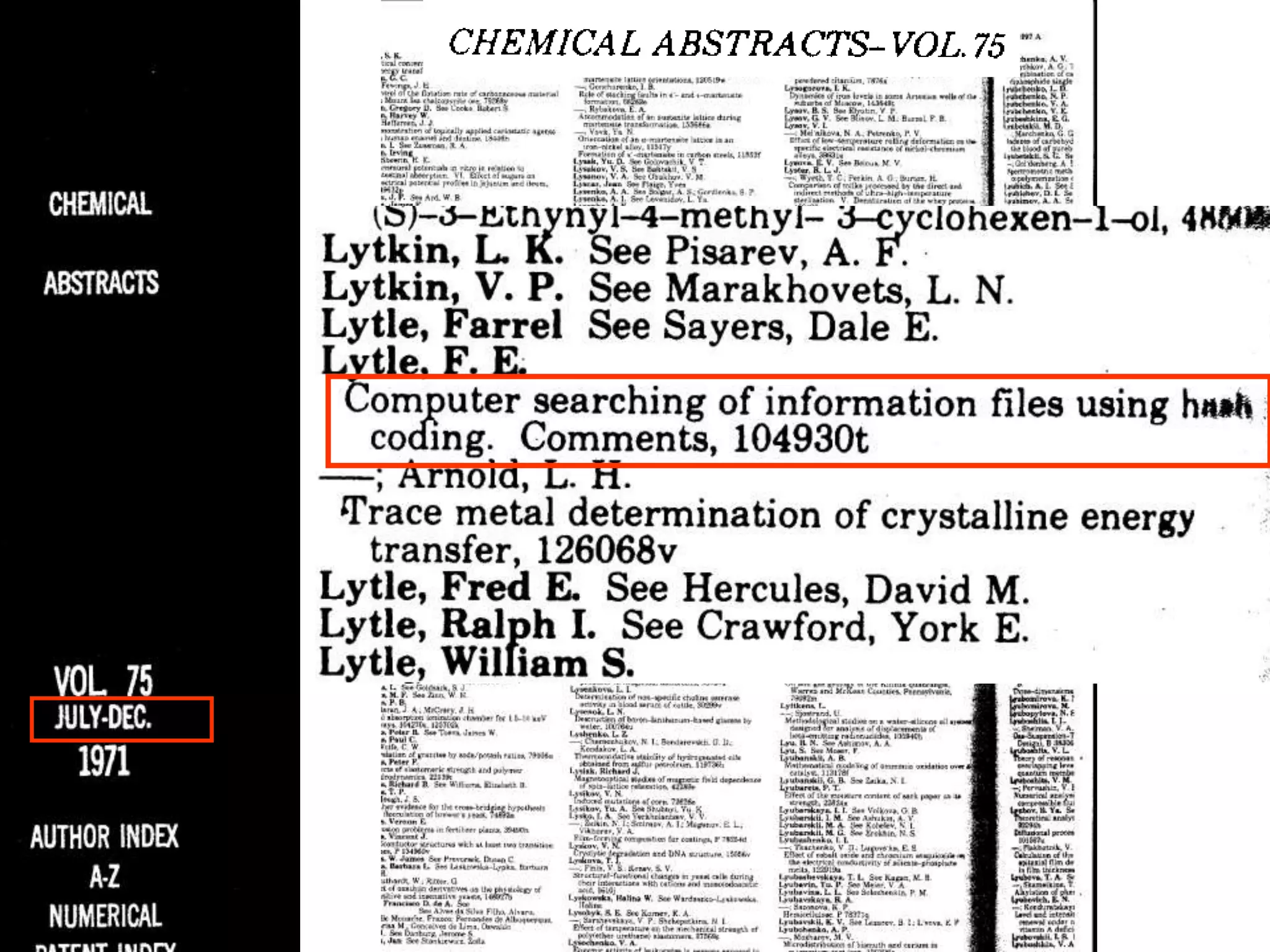 Research methodology - Chemical abstracts - already available material ...