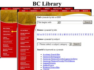Research methodology - Chemical abstracts - already available material ...