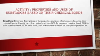 CHEMICAL-BONDS.pptx bonds ionic covalent | PPTX